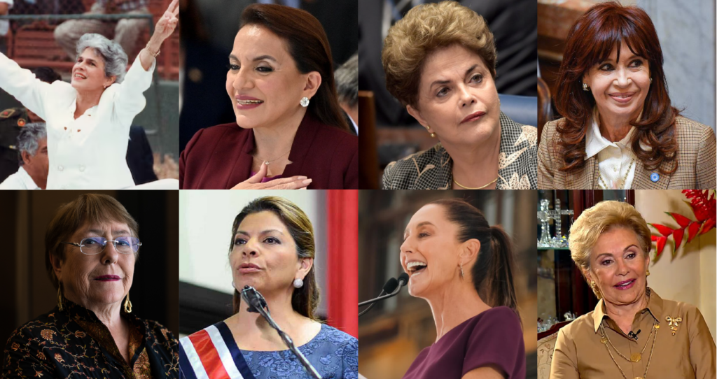 AL presume haber elegido ocho presidentas: 4 en Centroamérica, 3 en ...