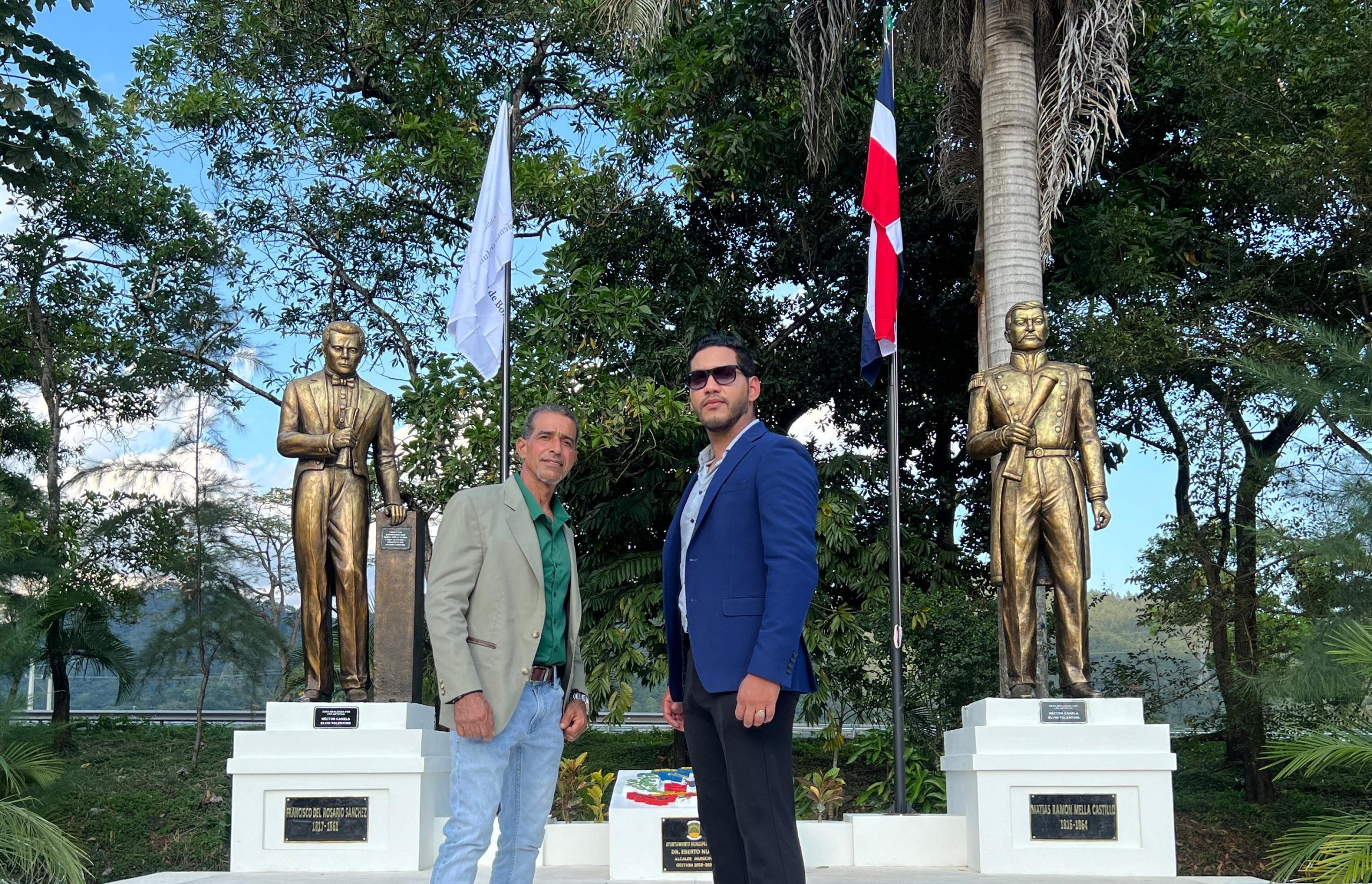 Bonao inaugura esculturas de Sánchez y Mella como tributo a la historia ...