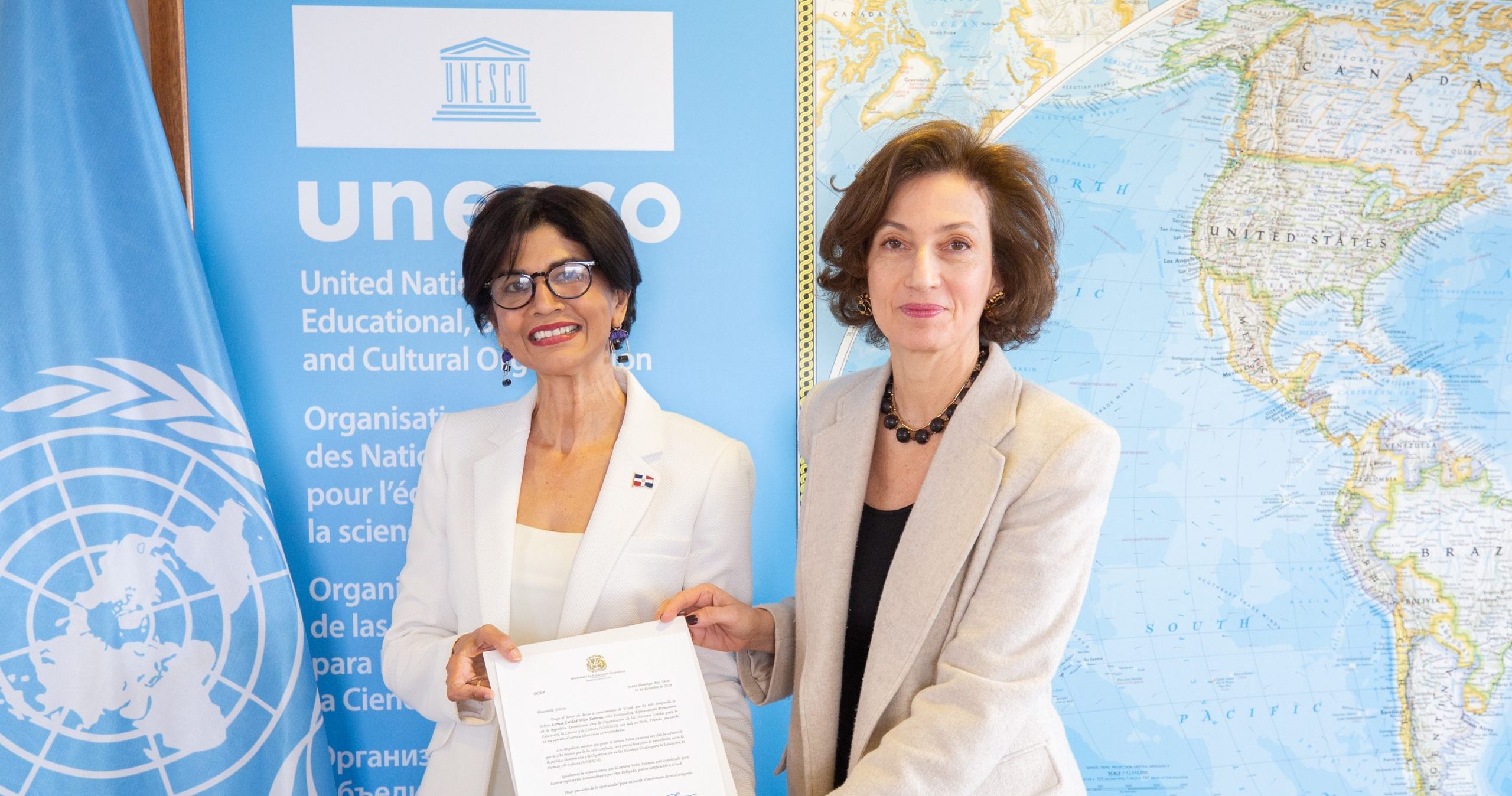 Embajadora Larissa Veloz presenta credenciales ante la Unesco - RDE Digital